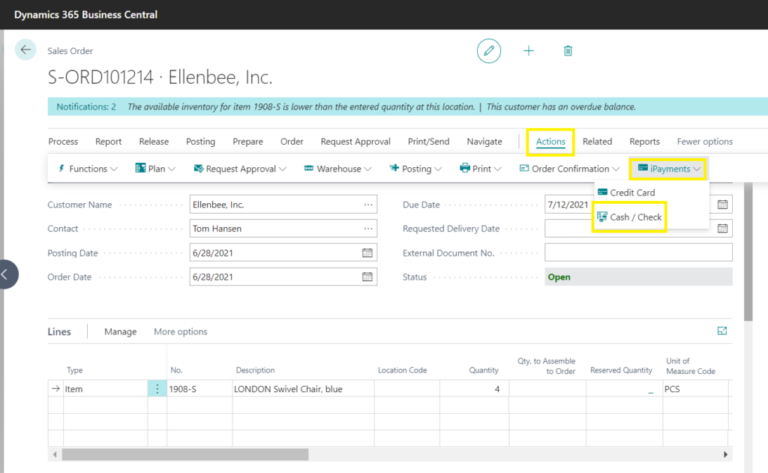Microsoft Dynamics 365 Business Central Point of Sale