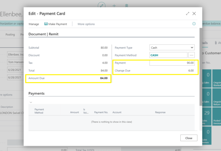 Microsoft Dynamics 365 Business Central Point of Sale