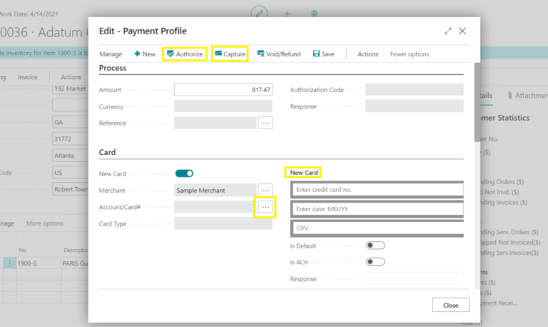 Service Invoices in Microsoft Dynamics 365 Business Central